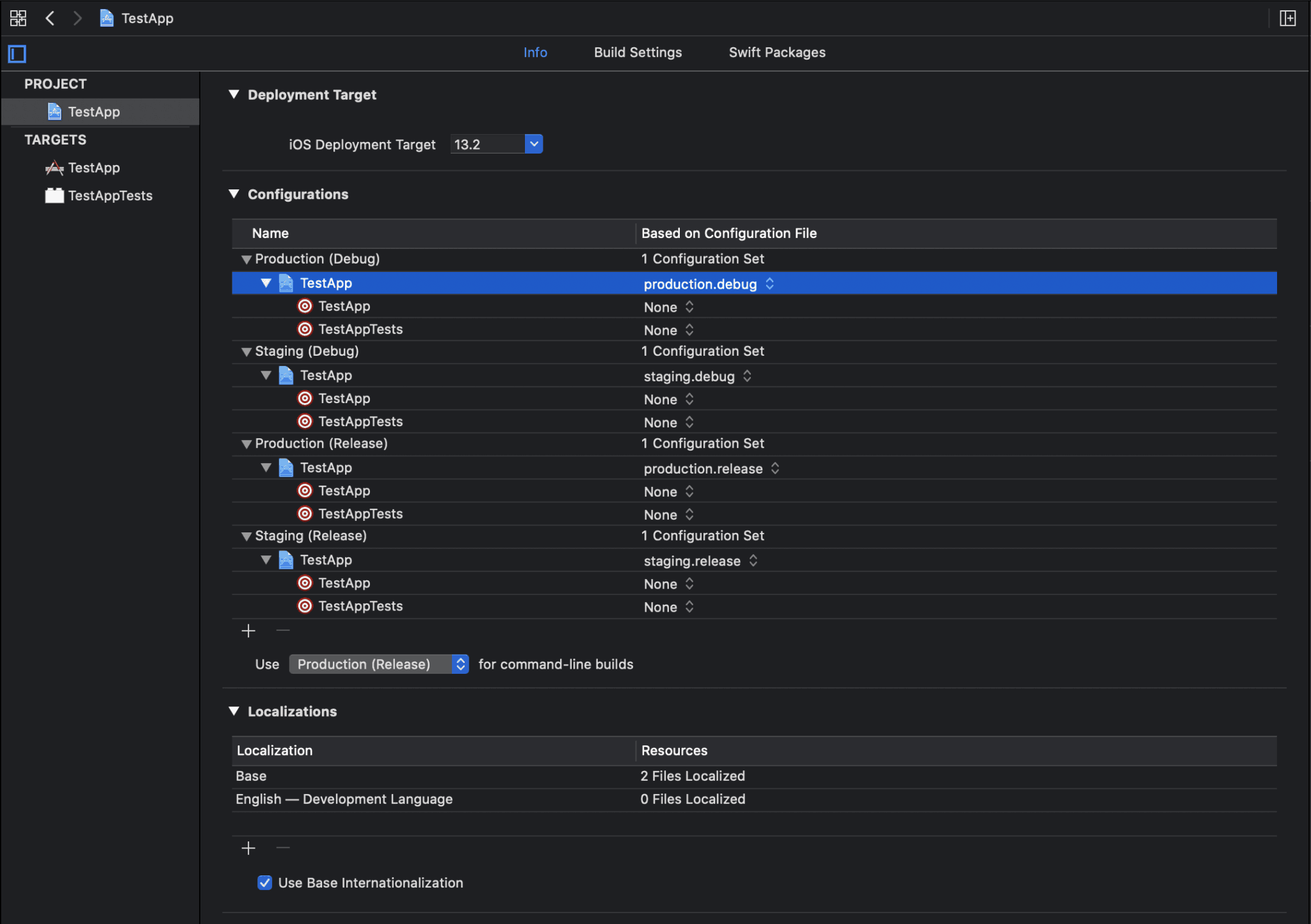 How do I use Xcode Build Configuration Files to manage staging and production apps? – Fish Hook